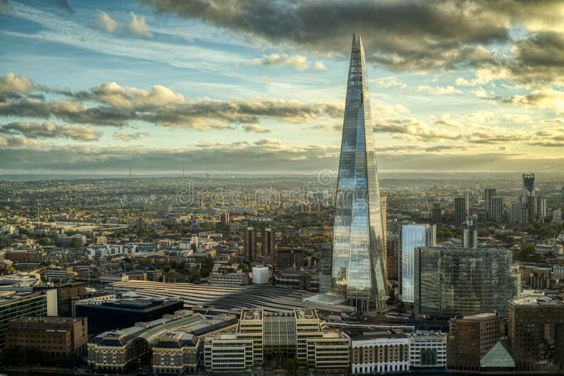 View of the Shard from Above, London, UK Editorial Photography - Image ...