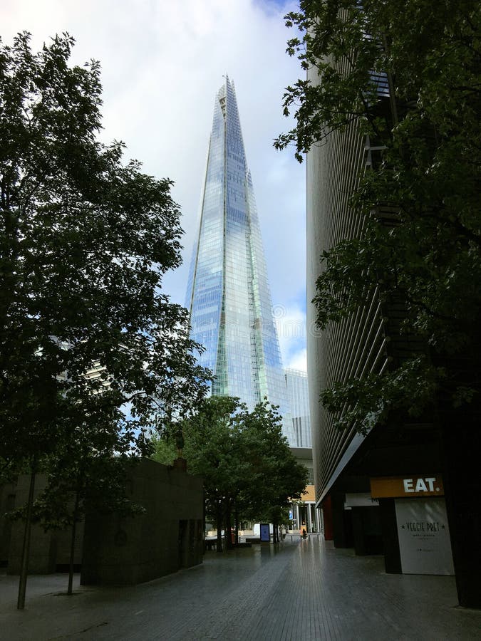 A View of the Shard in London Editorial Stock Image - Image of thames ...