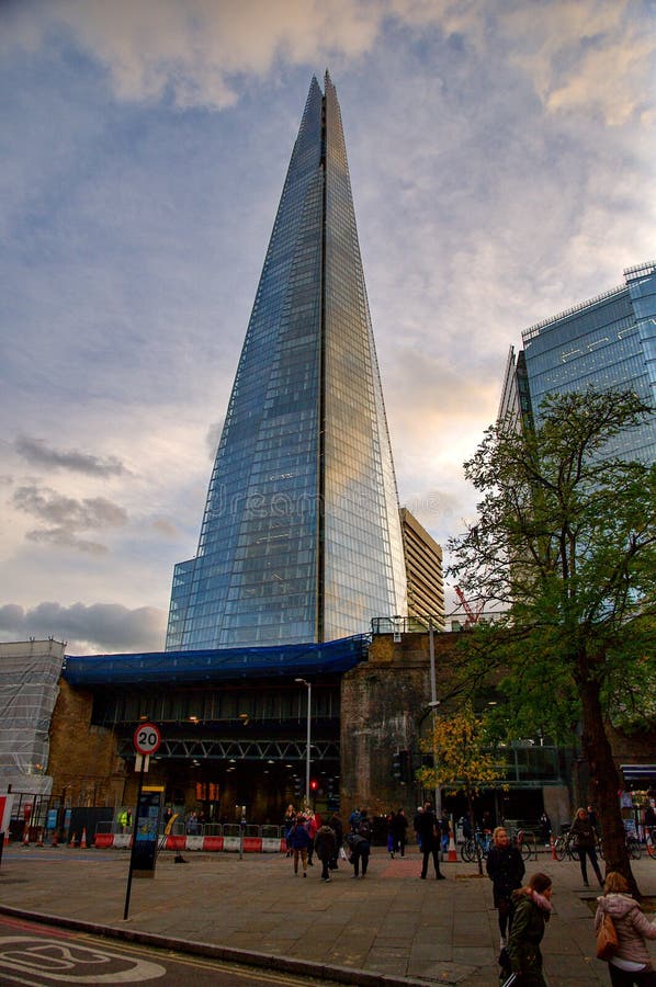 The Shard. Modern Building - London Editorial Stock Image - Image of ...
