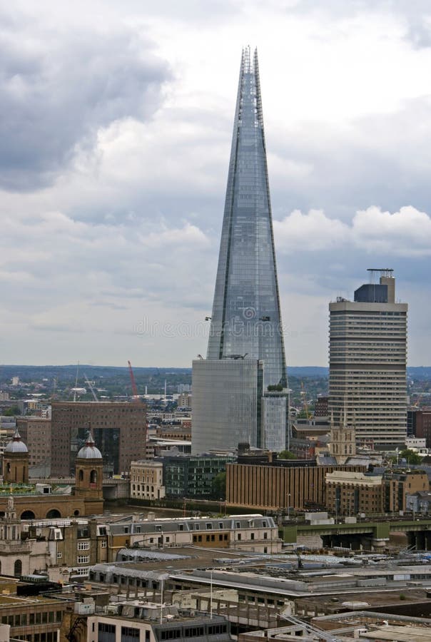 View on the Shard Skyscraper, London. Editorial Image - Image of ...