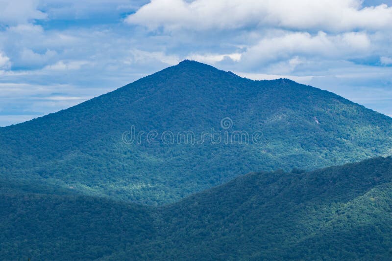 View of Sharp Top Mountain stock image. Image of mountains - 126807887