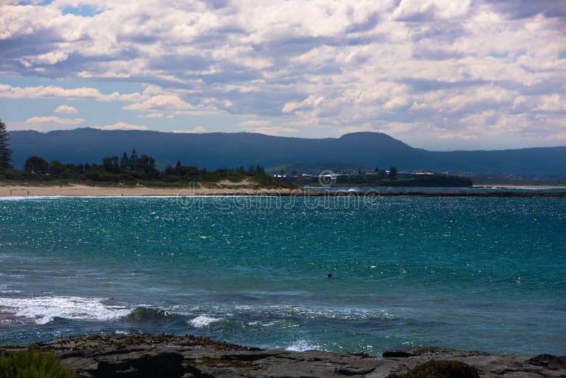 View of Shellharbour Beach Wollongong Stock Photo - Image of ...