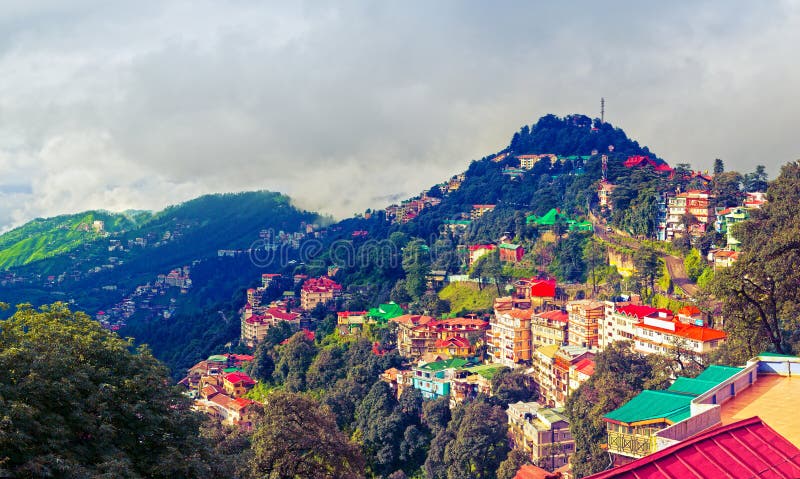 View of Shimla stock photo. Image of cities, shimla - 220785434