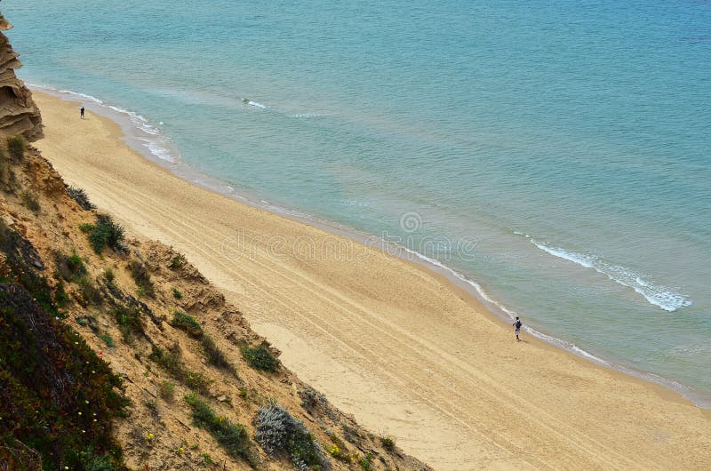 View From The Cliff On The Island Of Capri, Italy Stock Photo - Image ...