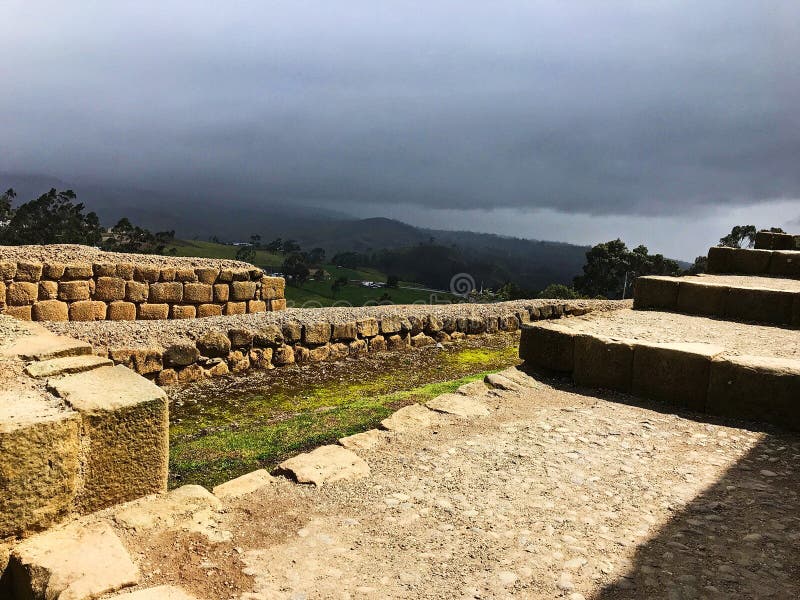 El Castillo at Ingapirca, Ecuador Stock Image - Image of ancient ...