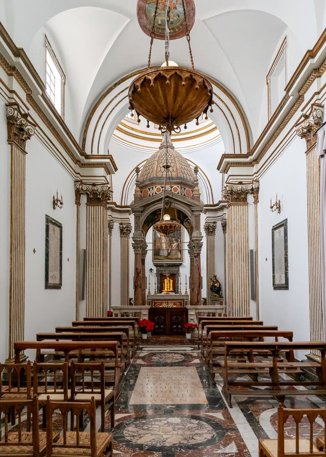 View of a Side Chapel in the Monreale Cathedral in Sicily Editorial ...