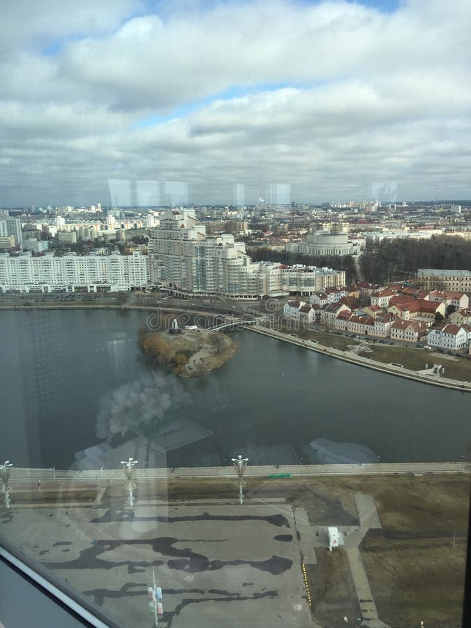 View of a Side of Minsk from a Vantage Point Editorial Photography ...
