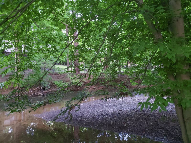 View of Simpson Creek, Bridgeport, West Virginia Stock Image - Image of ...