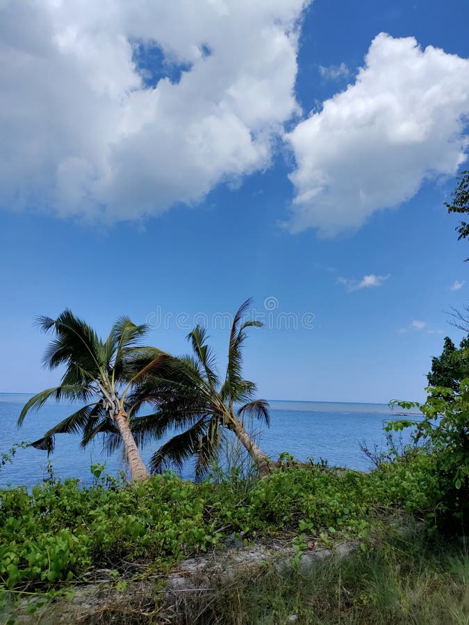 View of Siring Tourist Beach during the Day Stock Photo - Image of ...