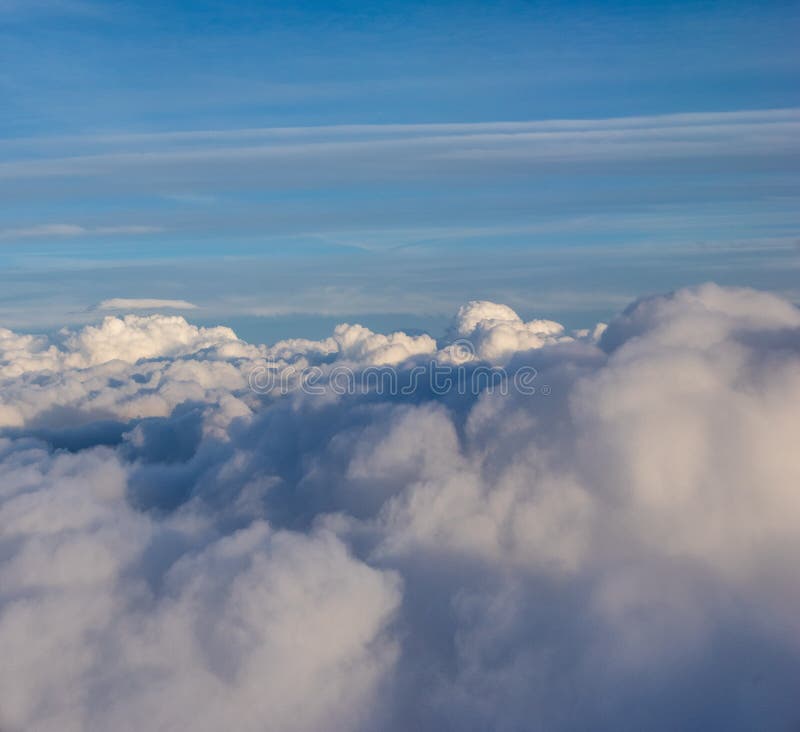 View from the Sky, Cloud, SCENIC VIEW of CLOUDS in SKY Stock Photo ...