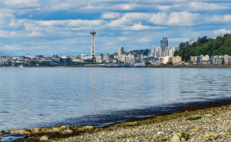 Alki and Seattle Shoreline stock photo. Image of scenic - 248658162