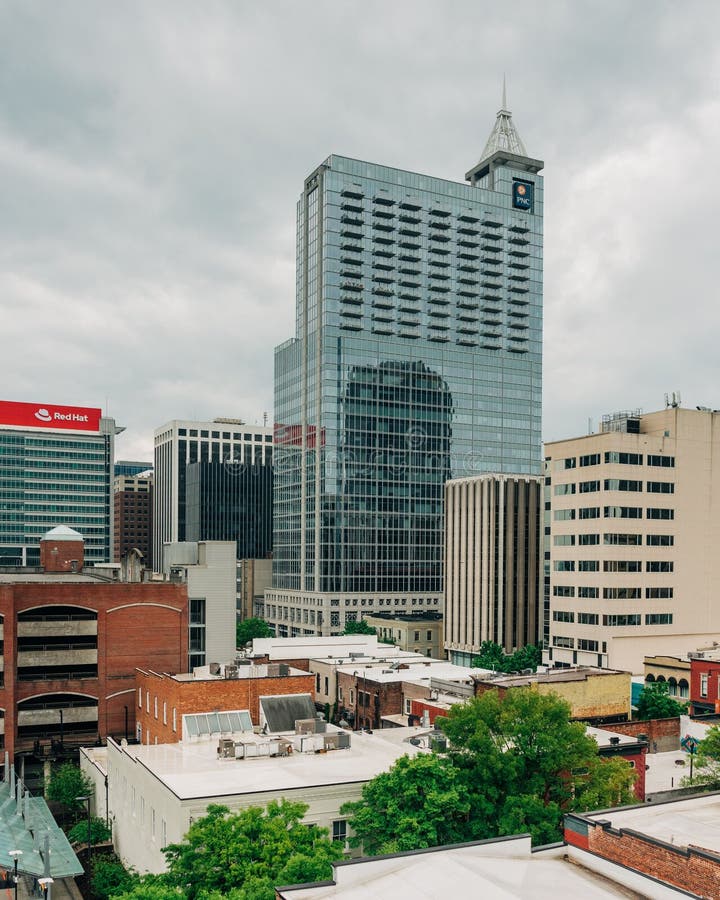 View of the Skyline of Downtown Raleigh, North Carolina Editorial Stock ...