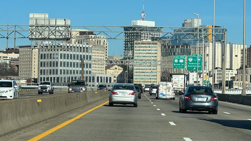 View of the Skyline of Richmond in Virginia Editorial Stock Image ...