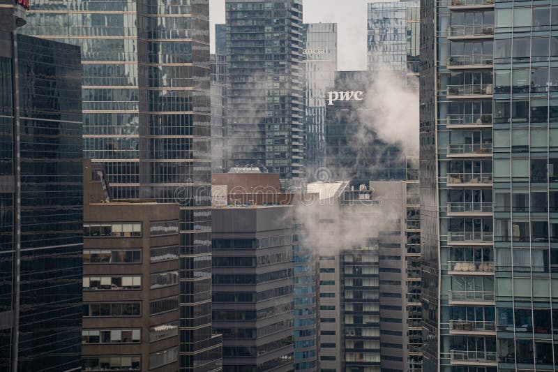View of Skyscrapers in Downtown Toronto. Editorial Stock Image - Image ...