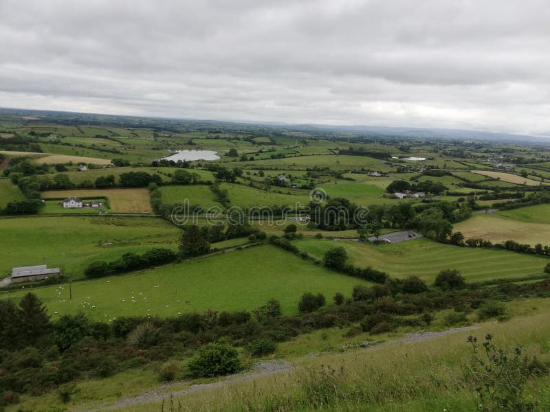 Small Fields of Farmers in Southwest Guatemala Stock Image - Image of ...