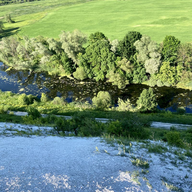 View from the stock image. Image of hill, small, view - 221622911