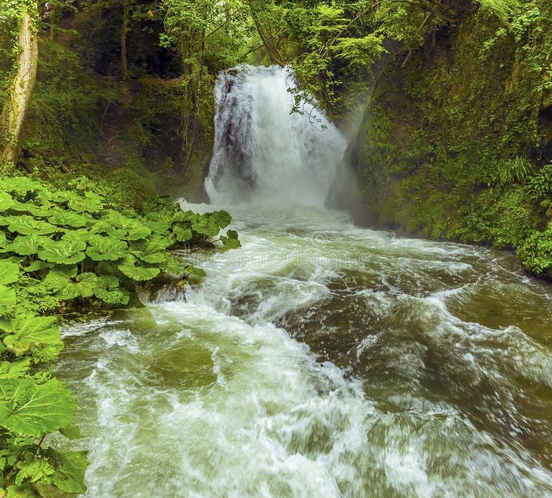 Side Waterfall stock image. Image of water, rocks, tranquil - 1778449