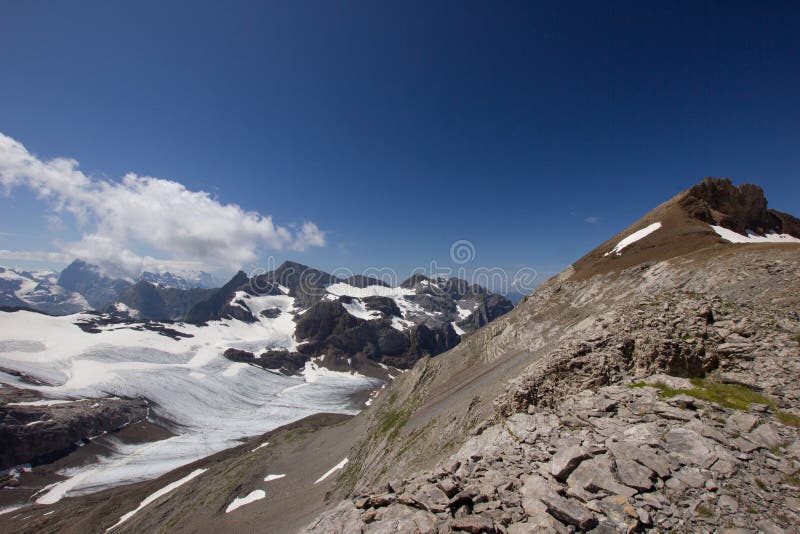 Snow Fields in the Upper San Juan Mountains Stock Photo - Image of ...