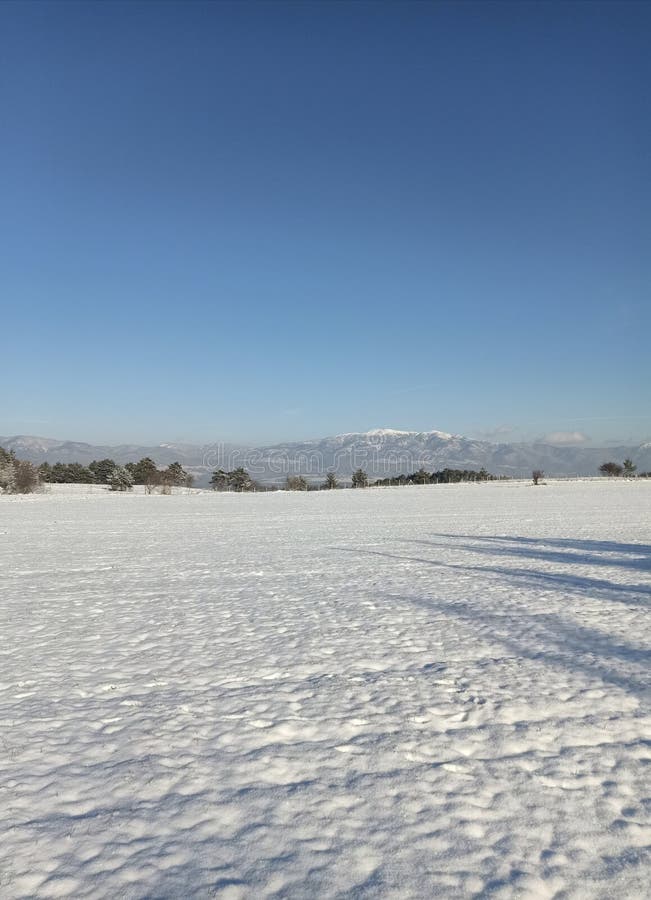 The View after Snowing in Turkey Stock Photo - Image of turkey ...