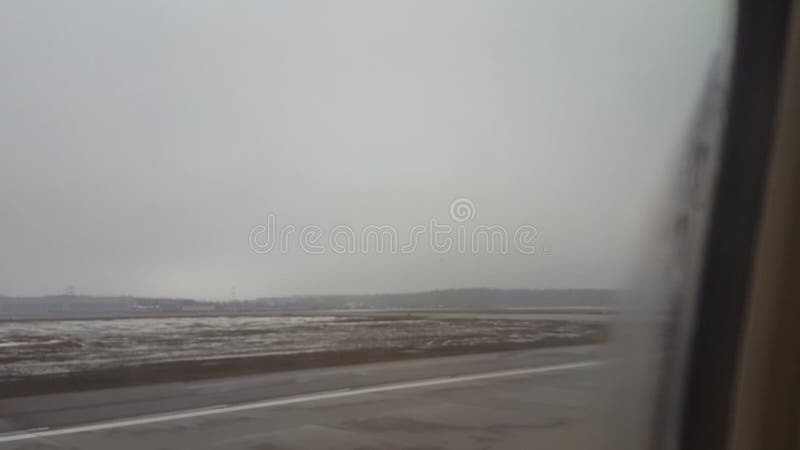 View of Snowy Land from a Passenger Window. Stock Video - Video of ...