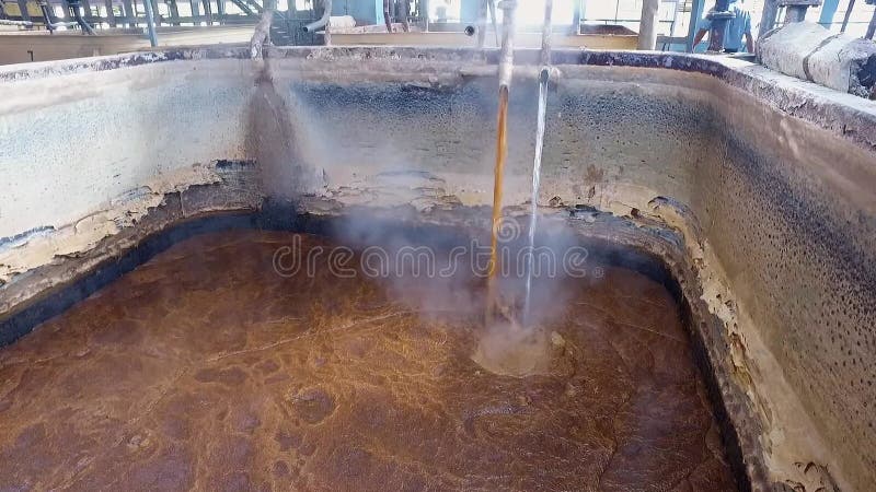 A View of Soap Base Making Process Inside the Soap Factory Stock ...