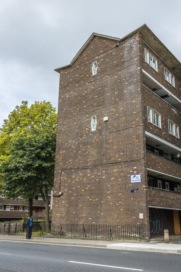 View of a Social House in Dublin, Ireland Editorial Stock Photo - Image ...