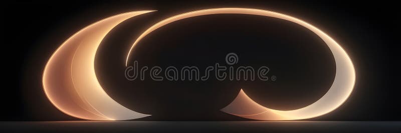 Soft Glowing Circle Light Gradient Over a Dark Minimalist Background ...
