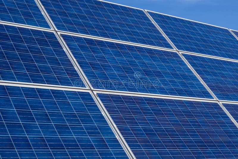 The View of the Solar Farmsolar Panel, Alternative Electricity Source ...
