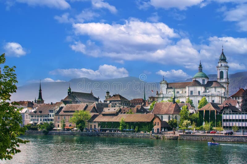 View of Solothurn, Switzerland Editorial Stock Image - Image of ...