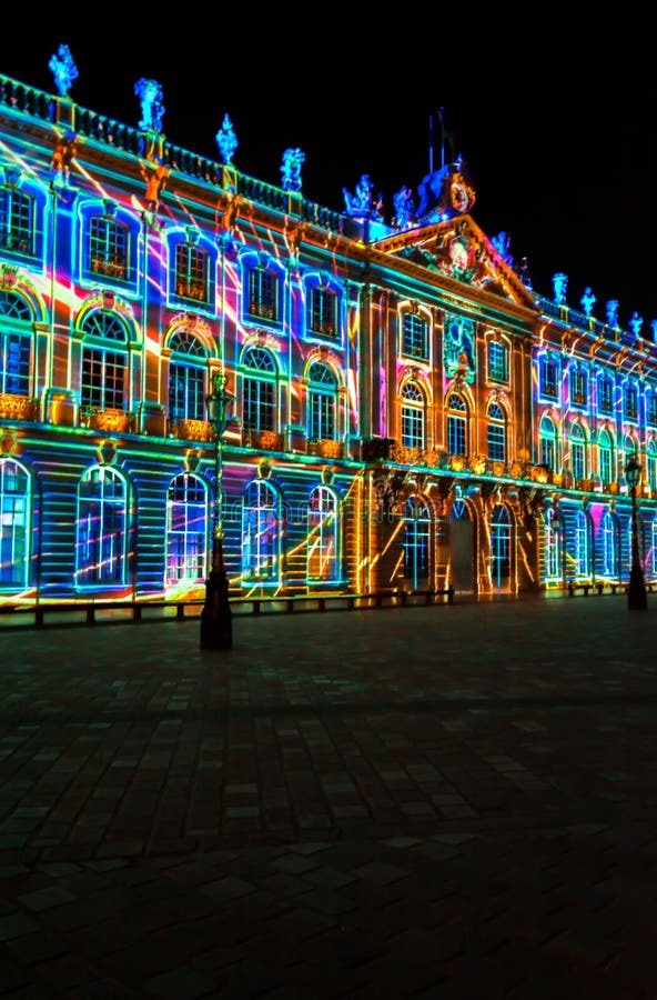 Nancy by night editorial photo. Image of historic, buildings - 162708586