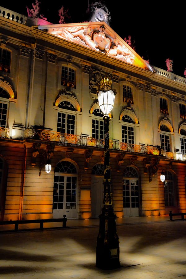 Nancy by night editorial stock image. Image of travel - 162708474