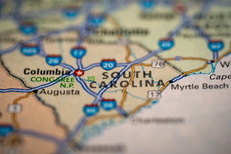 139 South Carolina Map United States Stock Photos - Free & Royalty-Free ...