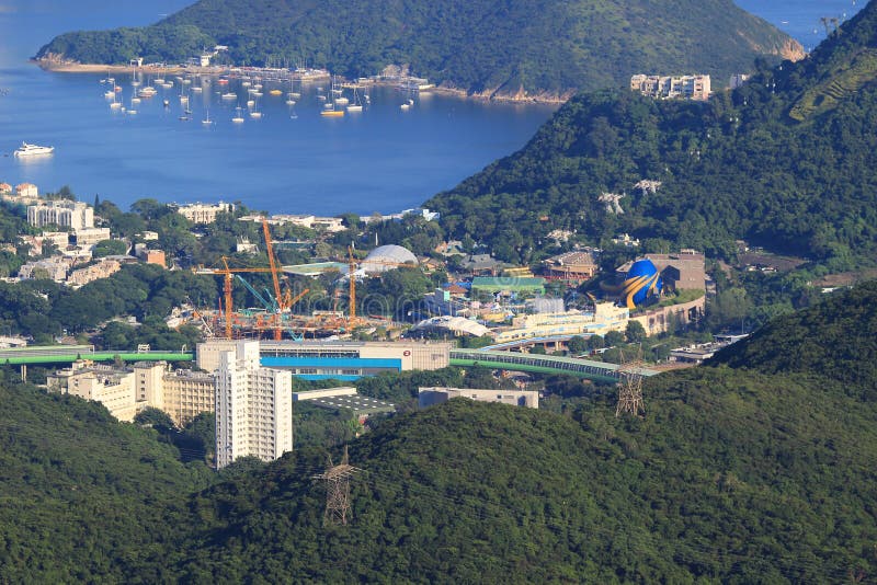 View of Southern District at the Peak Stock Photo - Image of time ...