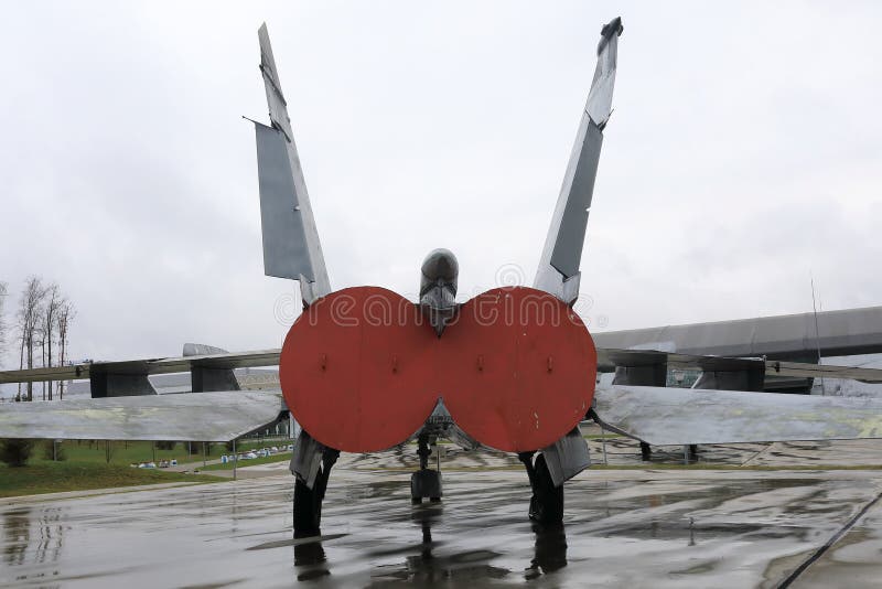 Soviet Fighter Interceptor Foxbat Stock Photo - Image of airdrome ...