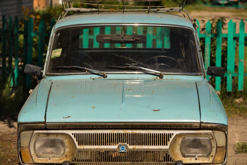Soviet Retro Car at the Street Editorial Photography - Image of object ...