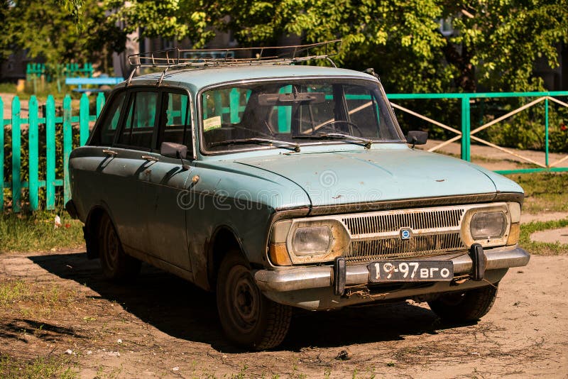 Soviet Retro Car at the Street Editorial Photo - Image of retro ...