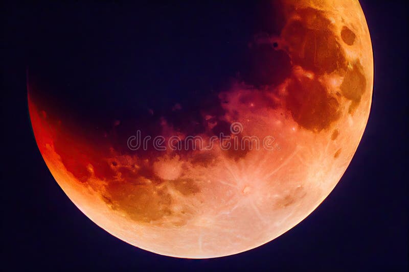 View of Space with Beautiful Illuminated Planets during Solar Eclipse ...