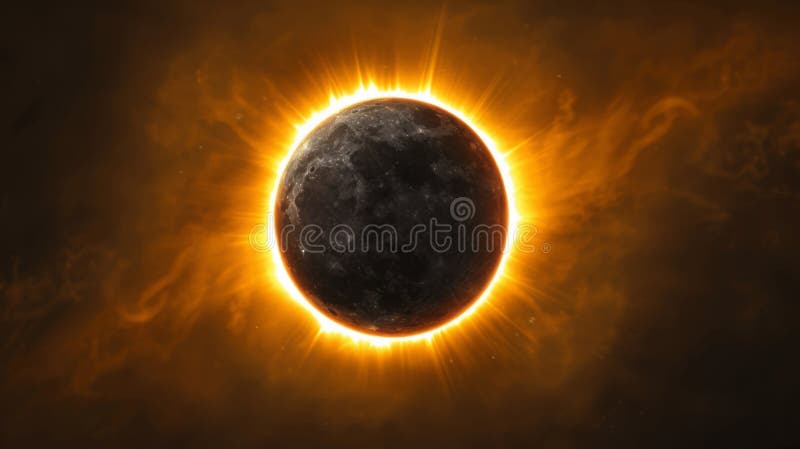 A View from Space of the Iconic Ring of Fire Solar Eclipse with the ...