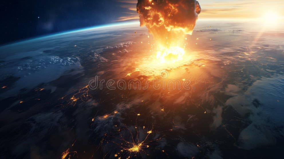 A View from Space of a Massive Nuclear Explosion on the Earth S Surface ...