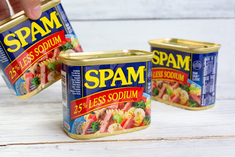 Spam cans editorial photo. Image of pile, organized - 187832921