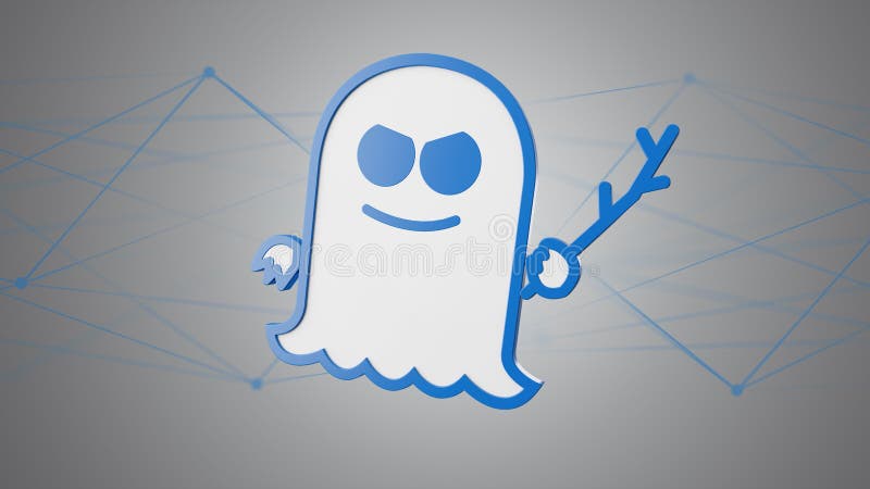 Spectre Processor Attack with Network Connection - 3d Render Stock ...