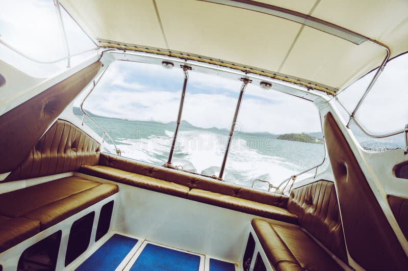 View of Speedboat while Running in the Sea Stock Photo - Image of blue ...