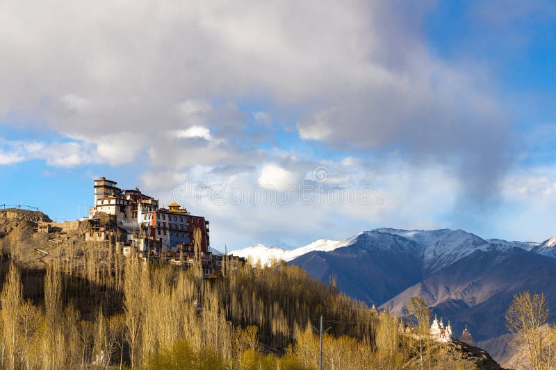 A View in Square Format of Matho Monastery Also Called Matho Gompa with ...