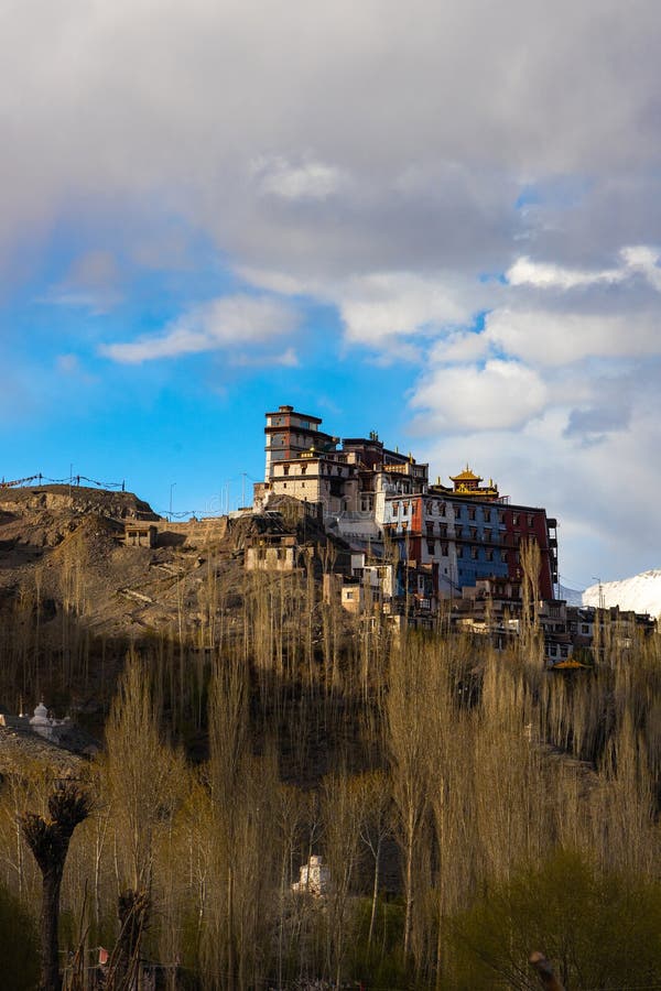 A View in Square Format of Matho Monastery Also Called Matho Gompa with ...