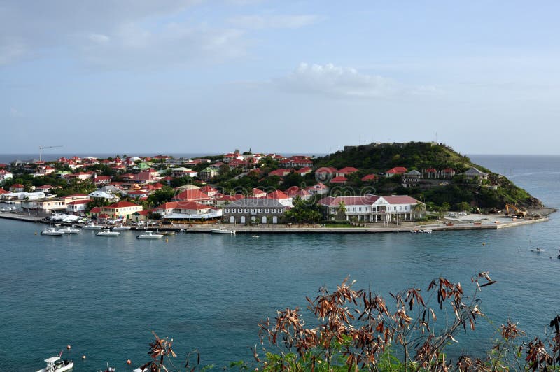 Gustavia Harbor, St. Barths, French West Indies Stock Image - Image of ...