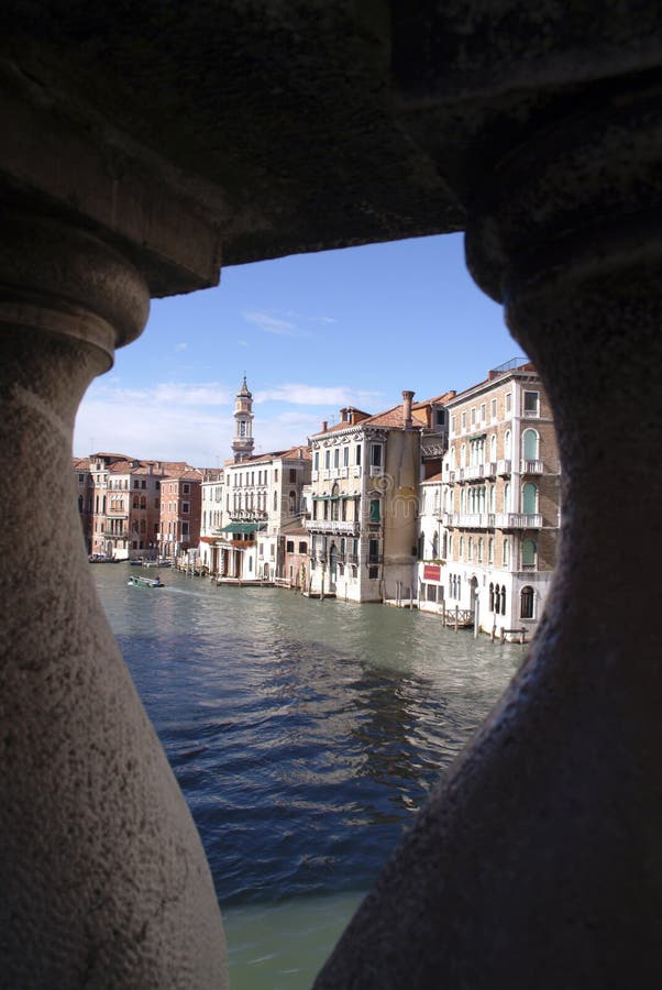 View of St Mark S Bell Tower a Stock Photo - Image of traghetto, boat ...