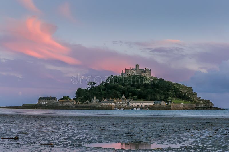 View of St Michaels Mountain Near Marazion, Cornwall Stock Photo ...