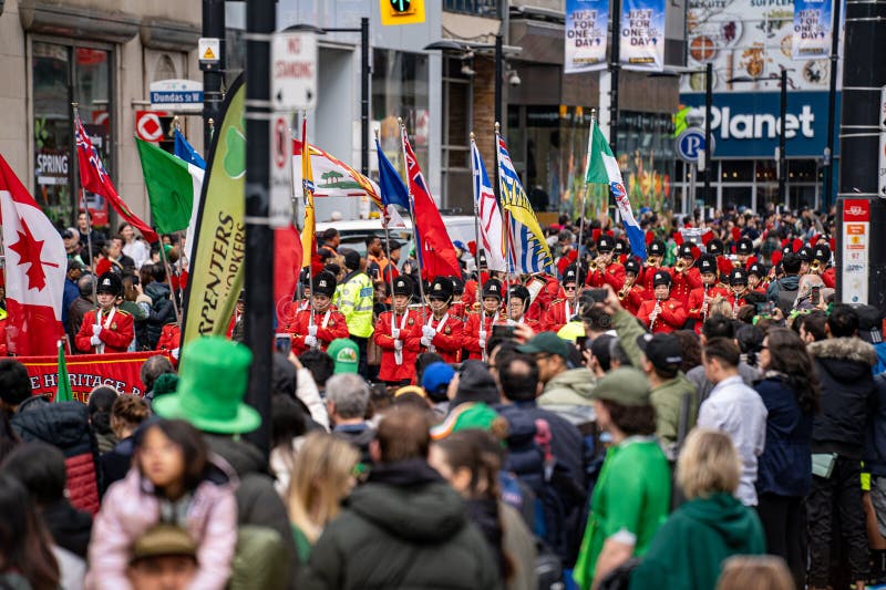 View of St. Patrick S Day Parade 2025 in Toronto Editorial Stock Photo ...