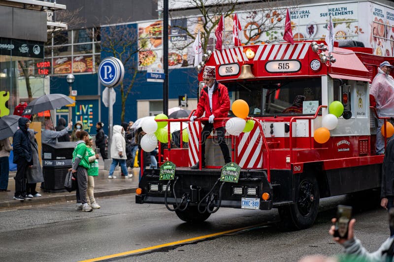 View of St. Patrick S Day Parade 2025 in Toronto Editorial Photography ...