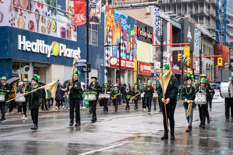 View of St. Patrick S Day Parade 2025 in Toronto Editorial Image ...